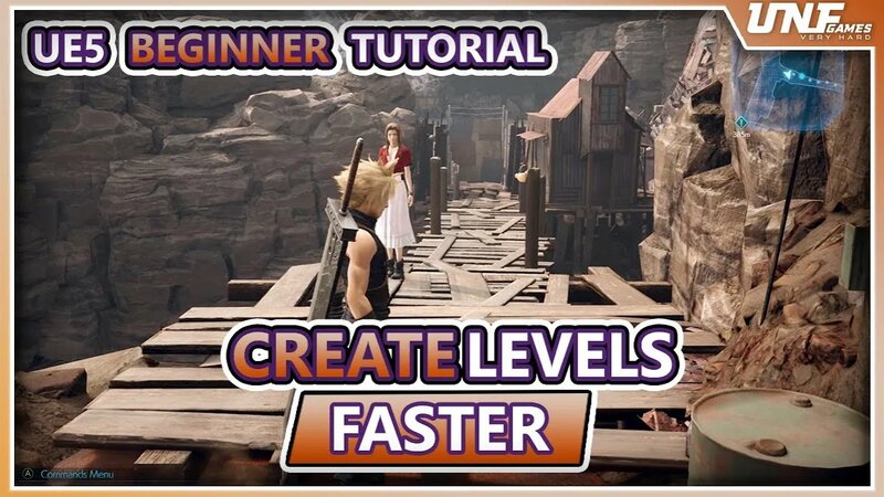 How to Create Levels Faster in Unreal Engine 5 - Beginner Tutorial UE5 - Смотреть онлайн в ...