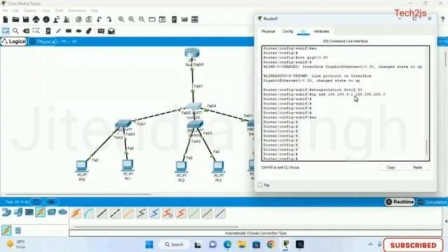 How To Setup DHCP Server For Multiple VLAN/Subnets - Cisco Packet Tracer | tech2js - Смотреть ...