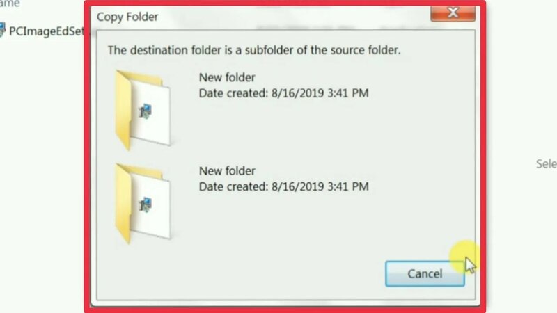 Pc Problem | Fix The Destination Folder Is A Subfolder of The Source Folder in Computer - Yandex ...
