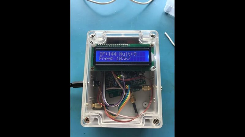 Homebrew: Arduino-controlled ADF435x-based VFO, August 16-23, 2018 - Yandex Video aramada ...