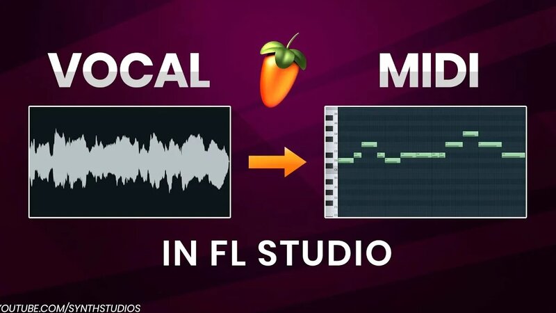 How to convert Vocal into Piano roll midi in FL Studio | FL Studio Tutorial | Synth Studio's ...