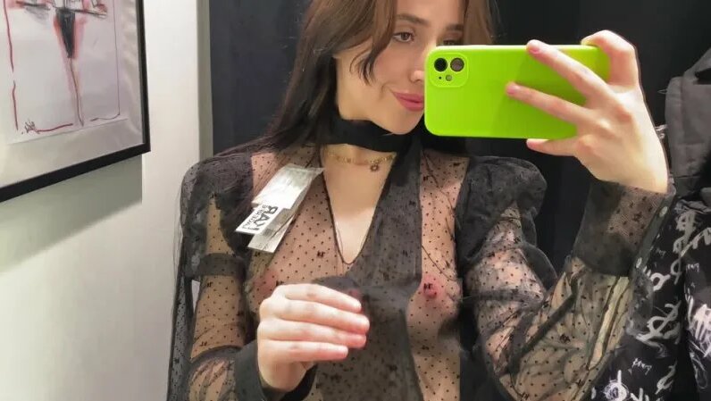 See Through Try On Haul Transparent Lingerie _ Try On Haul Clothes _ Try On Haul At The Mall ...