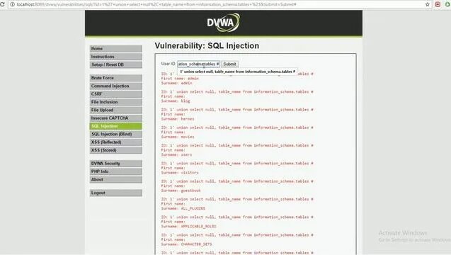 Dvwa SQL injection (low level) - Смотреть онлайн в поиске Яндекса по Видео