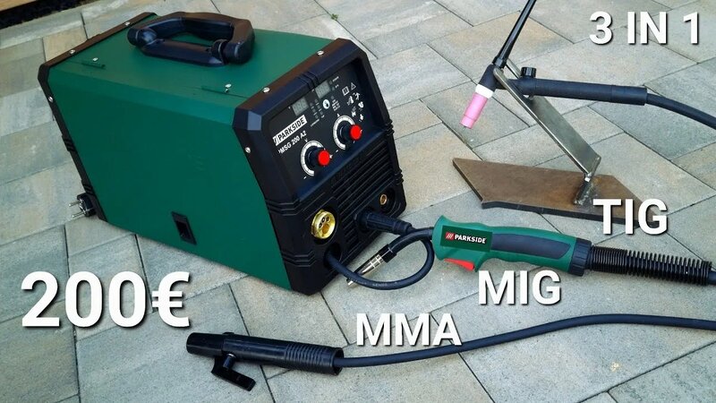 Мульти синергетический сварочный аппарат MIG/MAG 3 в1 Parkside PMSG 200 A2. ММА/ТИГ. Дерьмо или ...