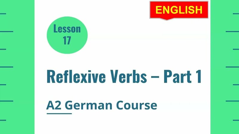 Reflexive Verbs in German | Reflexive Verben | Reflexive pronouns ...