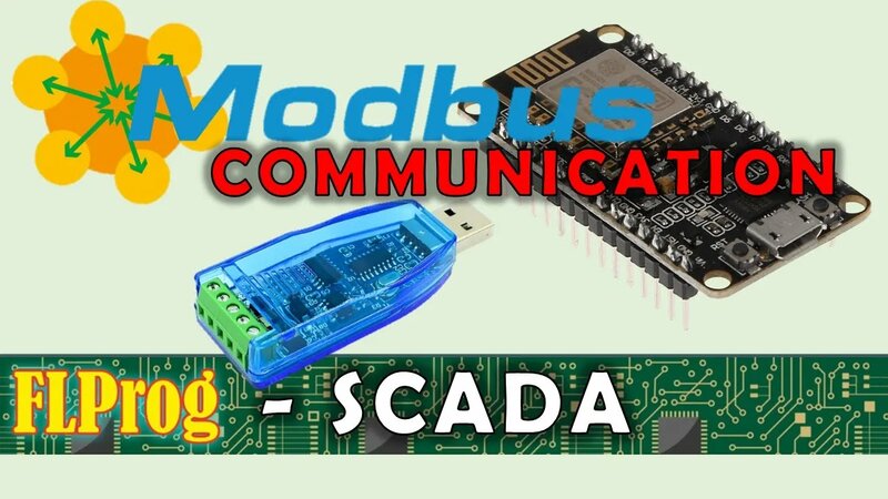 Связь Modbus Esp32 | FLProg Scada - Смотреть онлайн в поиске Яндекса по Видео