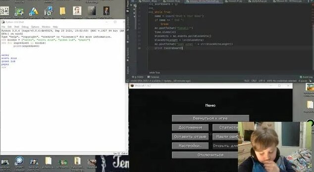 Программируем с Minecraft Создай свой мир с помощью Python Ch 10 P 241 243 Смотреть онлайн в