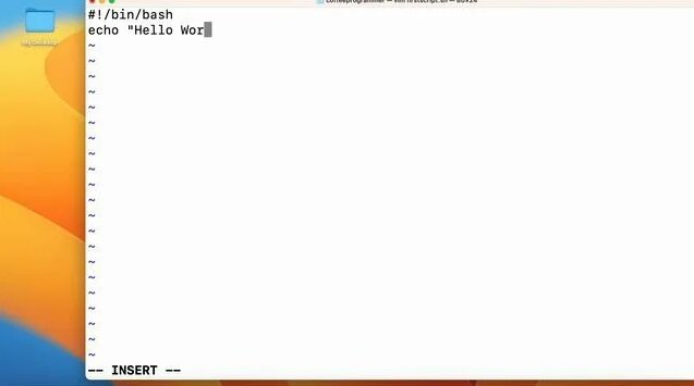 How To Create Simple Shell Script In Macos Create A Bash Script To Print Hello World In 8922