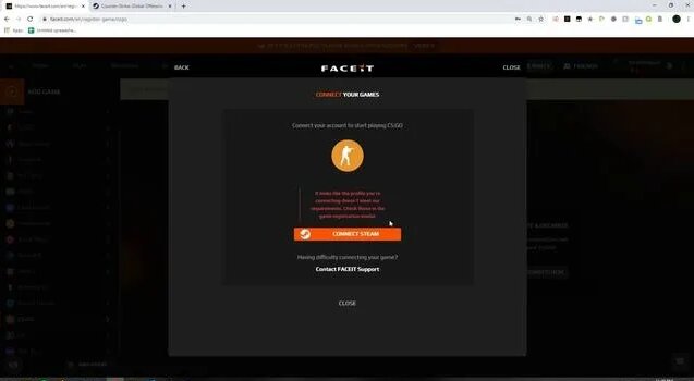 How to connect CSGO to Faceit and FIX Requirements Error - Смотреть онлайн в поиске Яндекса по Видео