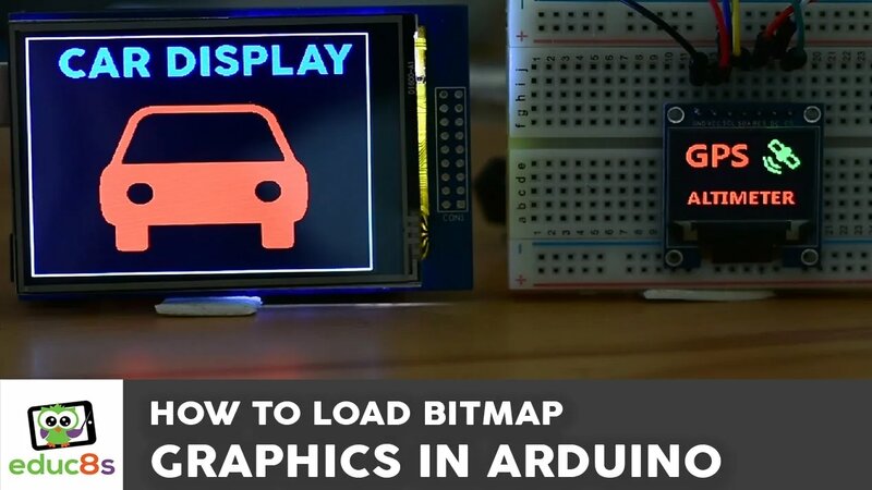 Arduino Tutorial: Bitmap graphics on an Arduino Touch Screen and other top Arduino Displays ...