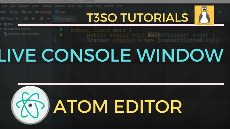 How to add a Live Console Window to Atom Editor - Смотреть онлайн в поиске Яндекса по Видео
