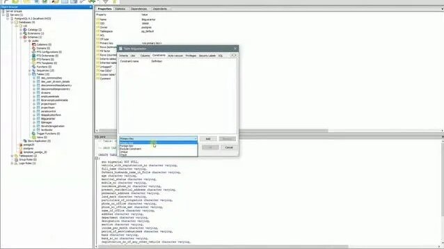 PostgreSQL - Create Primary Key to edit data from View Data table using pgAdmin III - Смотреть ...