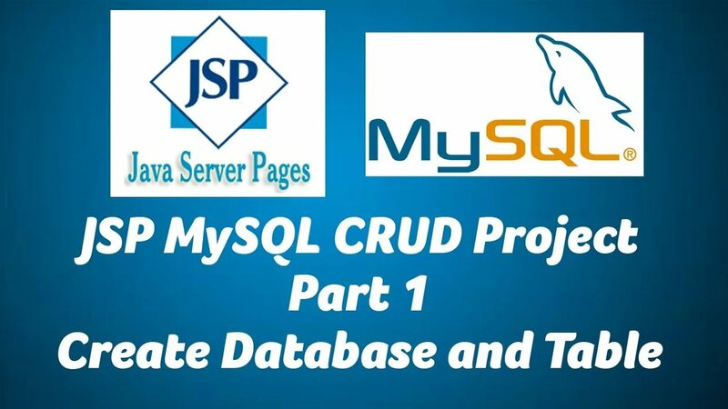 Create Database and Table- JSP MySQL CRUD Project-Part 1 - Смотреть онлайн в поиске Яндекса по Видео