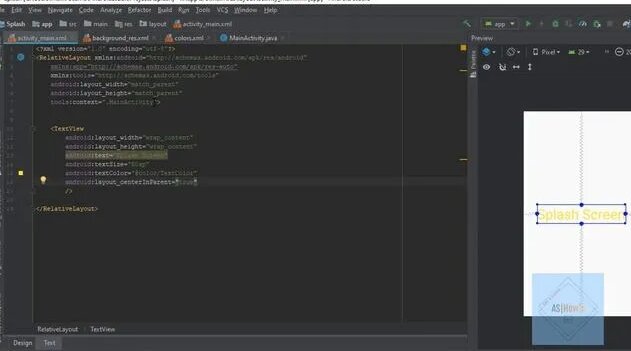 Splash Screen: How to create a custom Splash Screen in Android Studio. Tutorial |2020 - Смотреть ...