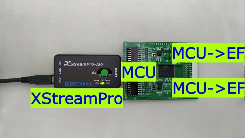 XStreamPro Flash programming ST MCU + dual external flashes (Stm32h7a3 + Mt25ql128) - Yandex ...