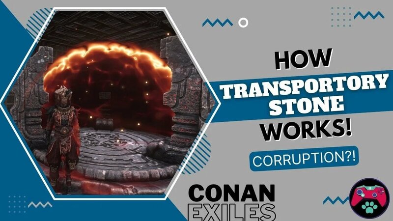 How To Use Transportory Stone | how to fast travel in conan exiles?!-Conan Exiles Tutorial Ep 4 ...