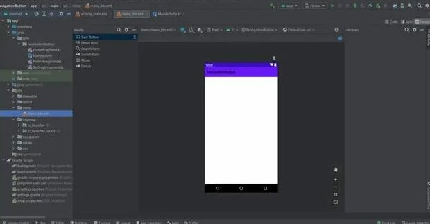 Navigation Component (Bottom_Navigation_View/) Нижнее меню Android Studio/Kotlin - Смотреть ...