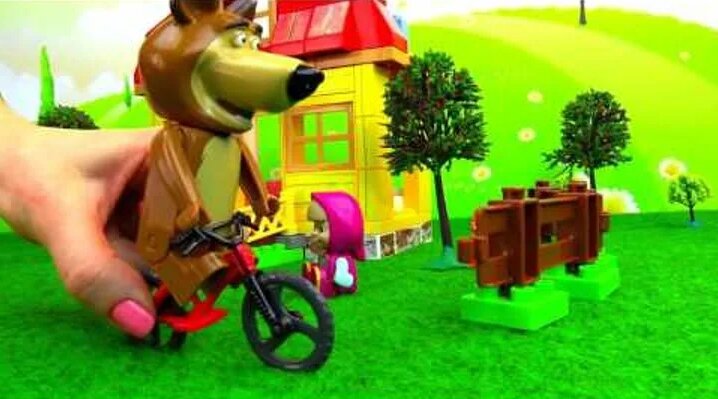 Маша и Медведь Конструктор Домик Маши Игровой набор Собираем играем ...
