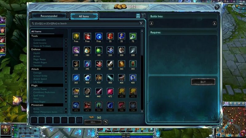 4 Dakikada Kendi LoL Marketinizi Yapın ! | Eşya Setleri Nedir ? | League Of Legends | S6 ...