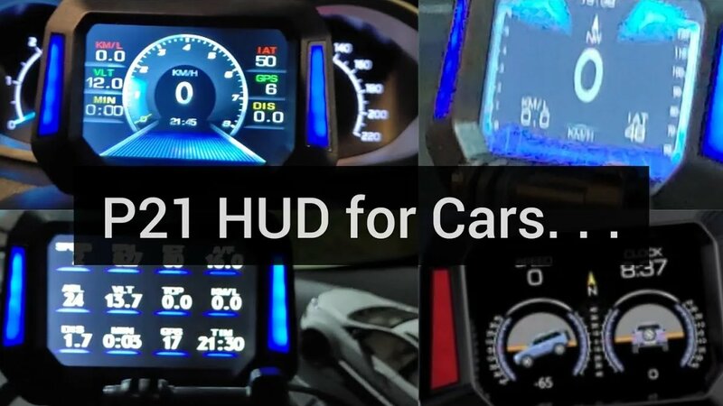 P21 HUD for Car | OBD2 + GPS Digital Speedometer for Ford Ecosport - Yandex Video aramada ...