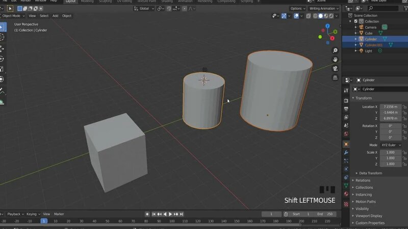 Blender Move Object Origin | Blender Cursor | Set 3D Cursor & Origin Position | Snapping Objects ...