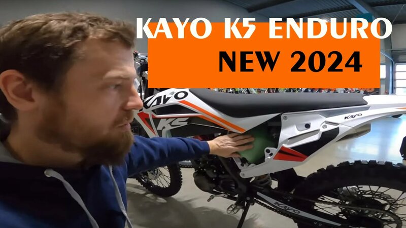 KAYO K5 Enduro - NEW 2024! Видеообзор! - Смотреть онлайн в поиске Яндекса по Видео
