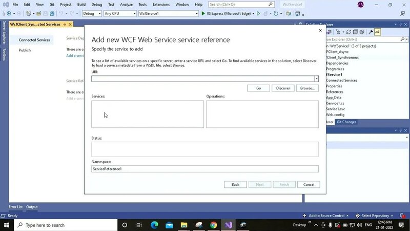 How to call wcf service synchronously from client - visual studio 2022 and .net6.0 - Yandex ...