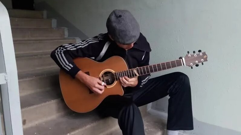 Необычная мурка на гитаре Классно играет на гитаре — Видео от Гитара Cover Песни под гитару
