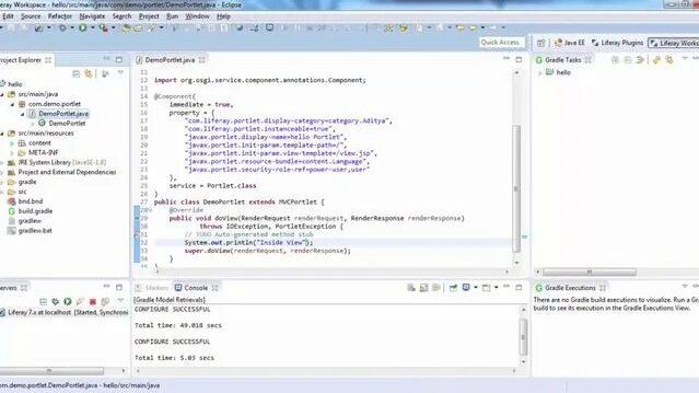 Liferay Tutorial 03 :- Create your First Portlet in Liferay 7 - Смотреть онлайн в поиске Яндекса ...