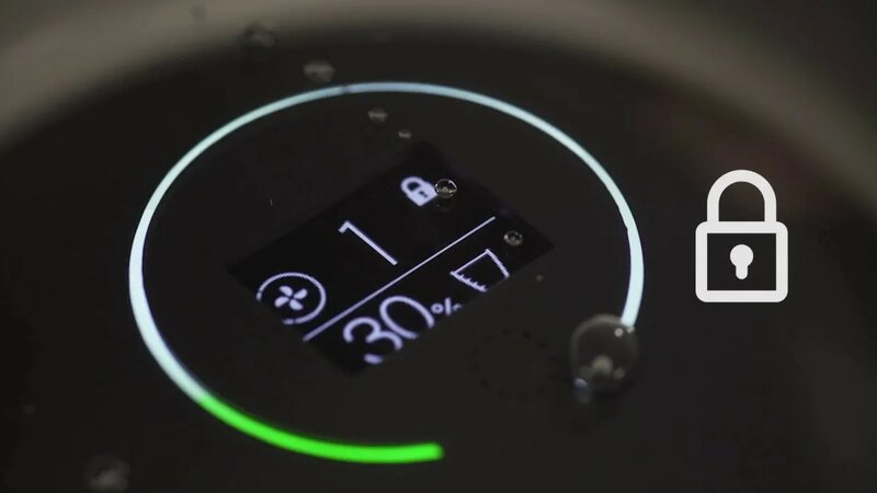 Функция "Защита от детей": видеоинструкция для воздухоочистителя-увлажнителя BORK A802 Rain ...