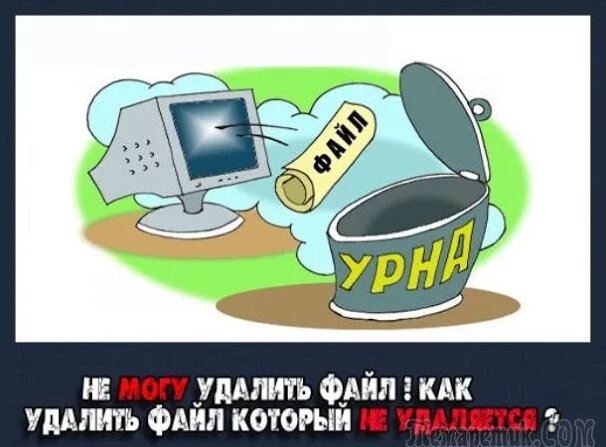 Как удалить файл если он не удаляется или открыт в другой программе