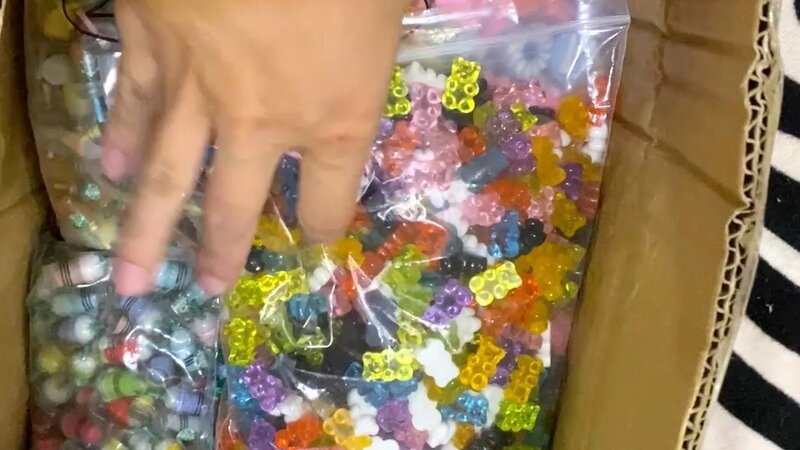 Посылка из Китая Распаковка Шармики для слаи мов Сере жки из шармиков Смотреть онлайн в