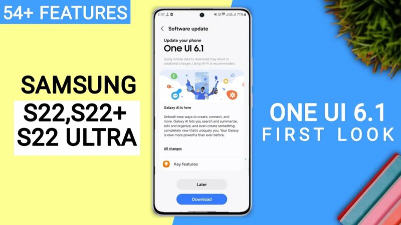 Samsung S22, S22+, S22 Ultra One Ui 6.1 Update | 54+ Hidden Features | Galaxy Ai # ...