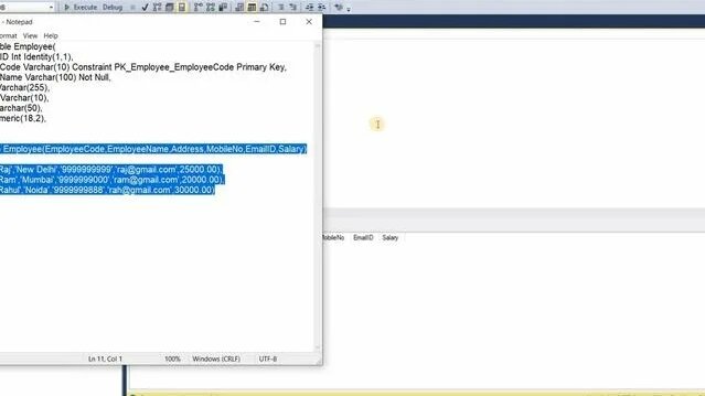 Chapter 3 - Delete, Truncate and Drop SQL Table | Create New Table using existing table In Hindi ...