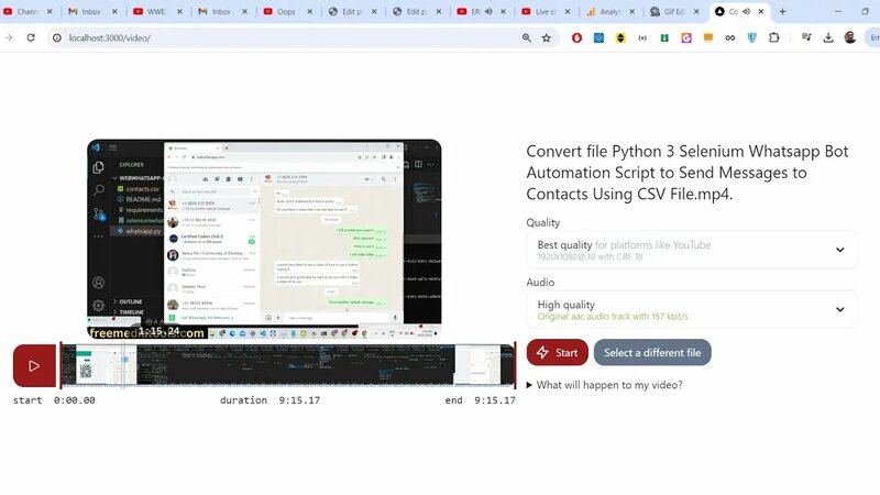 Build a Next.js Ffmpeg Video Timeline Editor and WebRTC Video Recorder in Browser Using ...