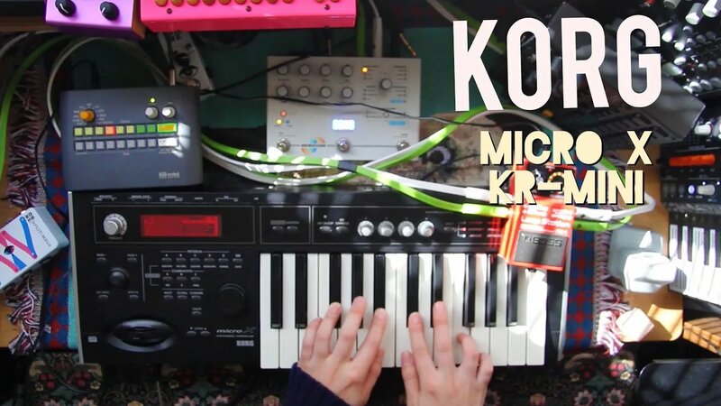 KORG micro X live looping with microcosm, KORG kr-mini, BOSS RC-1 looper 16/1/21 PM13:30 ...