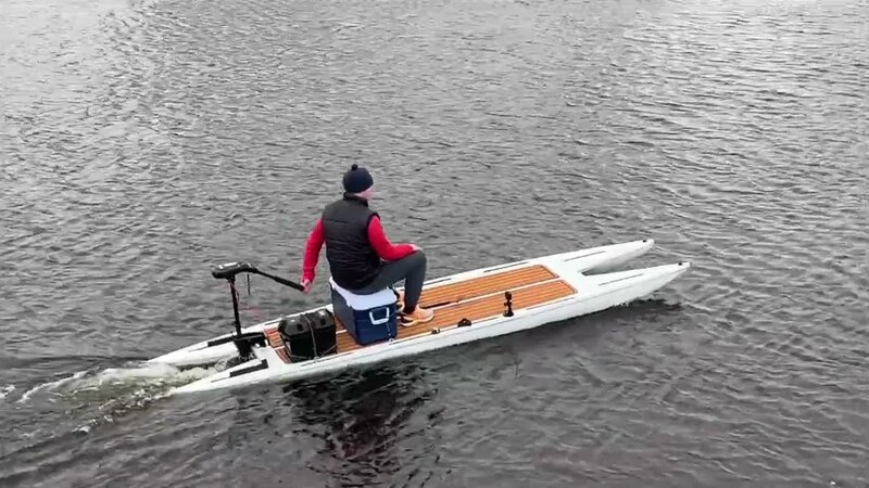 Лодка Вилка с электромотором 12v55lbs - Смотреть онлайн в поиске ...