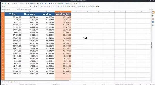 How to move columns/rows in LibreOffice Calc - Смотреть онлайн в поиске Яндекса по Видео