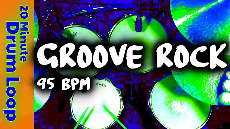 20 Minute Backing Track - Groove Rock Drum Beat 95 BPM - Смотреть ...