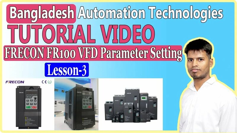 Inverter Parameter Setting | Frecon VFD Using keypad Potensiometer | VFD Bangla Tutorial ...