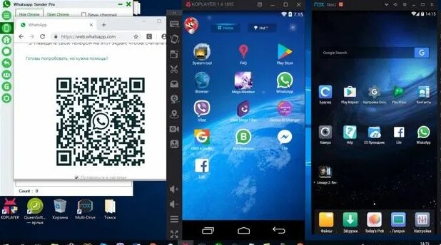 Как сканировать Ватсап QR код с эмуляторов Nox Koplayer Memu Droid4x - Смотреть онлайн в поиске ...