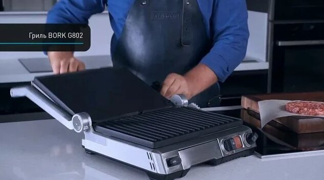 Идеальный бургер с грилем BORK G802 - Смотреть онлайн в поиске Яндекса по Видео