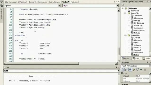 FBX Mesh Class • Model Importer & Viewer • OpenGL Programming Beginner • 3D Graphic API • (Pt ...