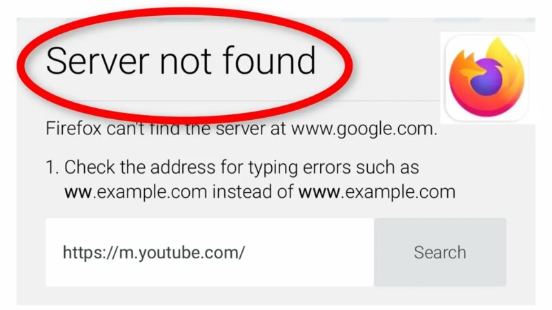 How To Fix FireFox Server Not Found Error Android & Ios || Fix Firefox Network Connection Error ...