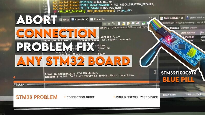 Could not verify ST device! Abort connection - Problem Fix || Any Stm32 Device || Blue Pill ...