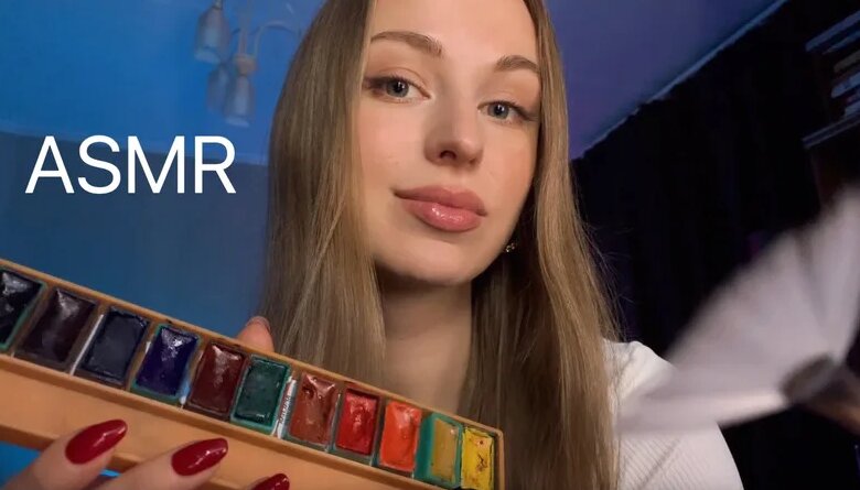 [АСМР] Студентка Рисующая на ТЕБЕ 🩵 ASMR Mouth Sounds 🩷 — Видео от ASMR Anastasia Subbotina ...
