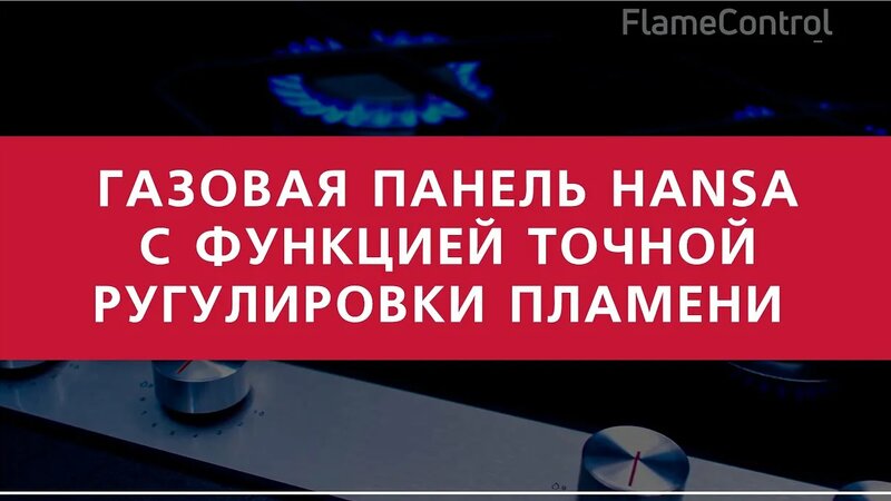 Газовые варочные панели Hansa с системой Flame Control - Смотреть ...