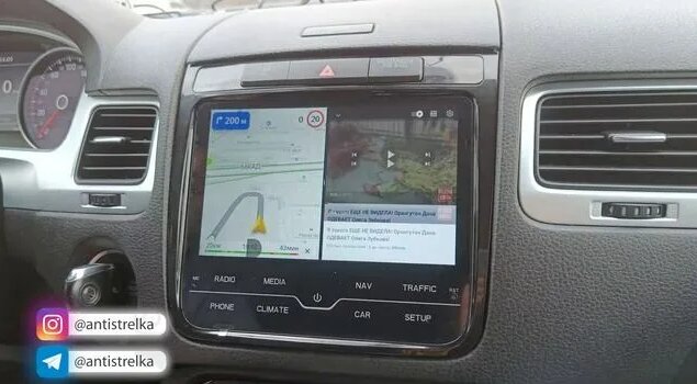 Андроид магнитола Carmedia SL-V802 для Touareg NF на замену RNS 850 - Смотреть онлайн в поиске ...