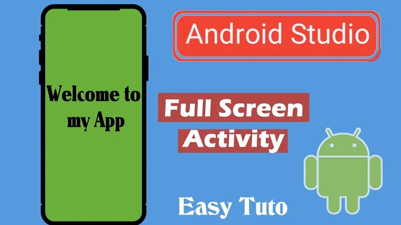 How to FullScreen Activity in Application | Android Studio | Beginners Tutorial - Смотреть ...