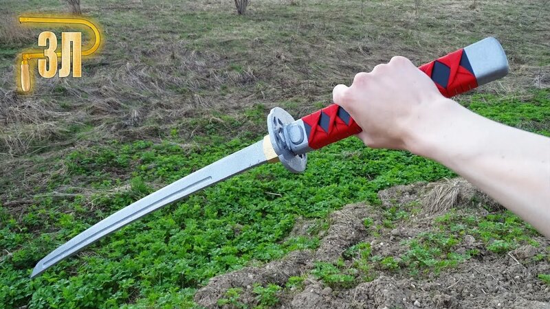 Катана ИЗ Дерева Своими Руками / Конкурс "Золотой лобзик"
